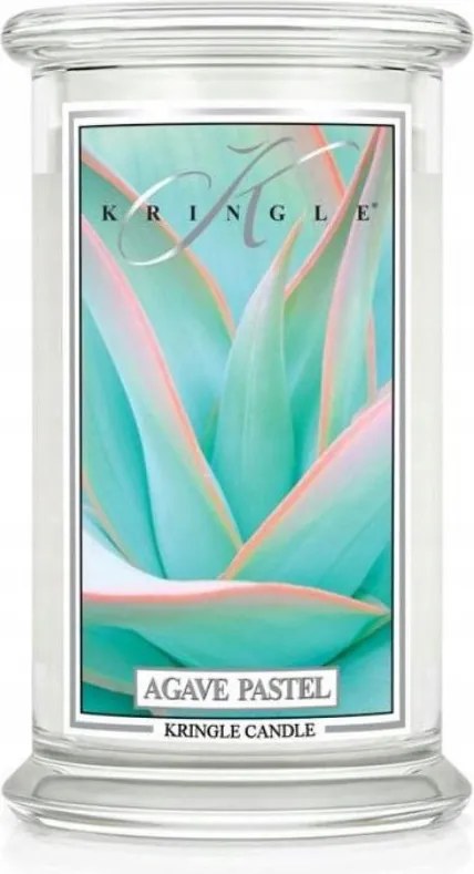 Agave Pastel Kringle Candle – velká svíčka se dvěma knoty (624 g)
