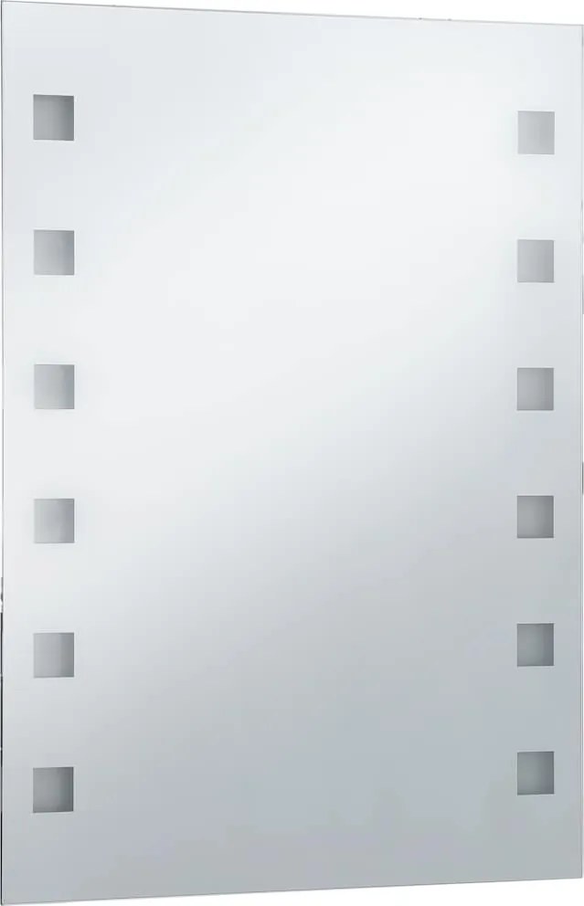 Koupelnové nástěnné zrcadlo s LED osvětlením 60 x 80 cm 144700