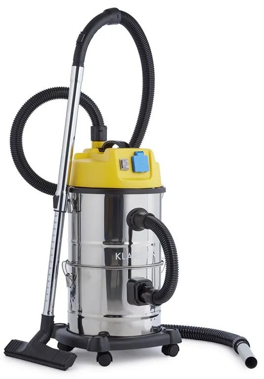 Klarstein Reinraum 3-in-1, průmyslový vysavač, 1800 W, 30 l, nerezova ocel
