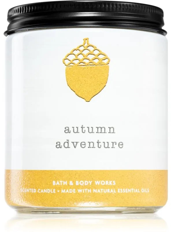 Bath & Body Works Autumn Adventure vonná svíčka 198 g