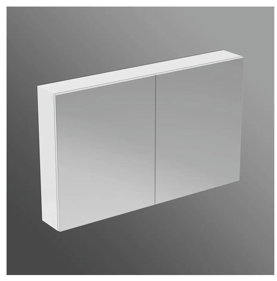 Ideal Standard Mirror &amp; Light - Zrcadlová skříňka BASIC 800 mm, Dekor hliník, T3591AL