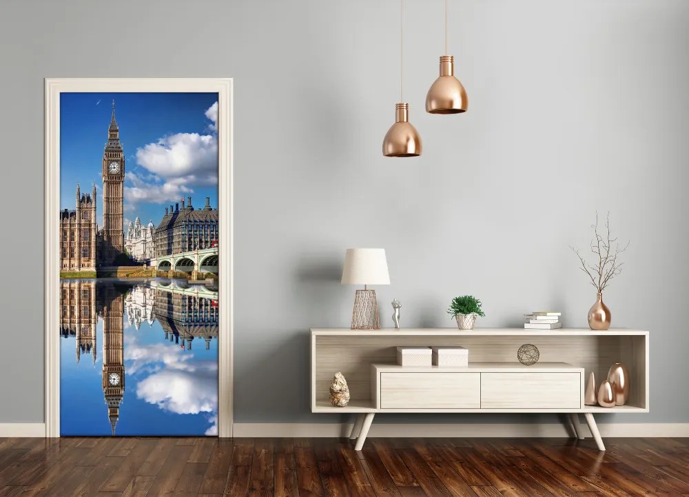 Fototapeta samolepící na dveře Big Ben Londýn 95x205 cm