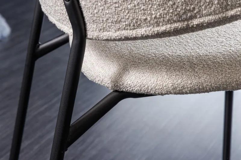 Židle Tracy Alpine greige black teddy fabric/ 43149