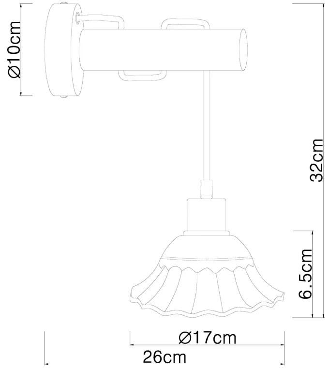 GLOBO JOWITA 54050W Nástěnné svítidlo