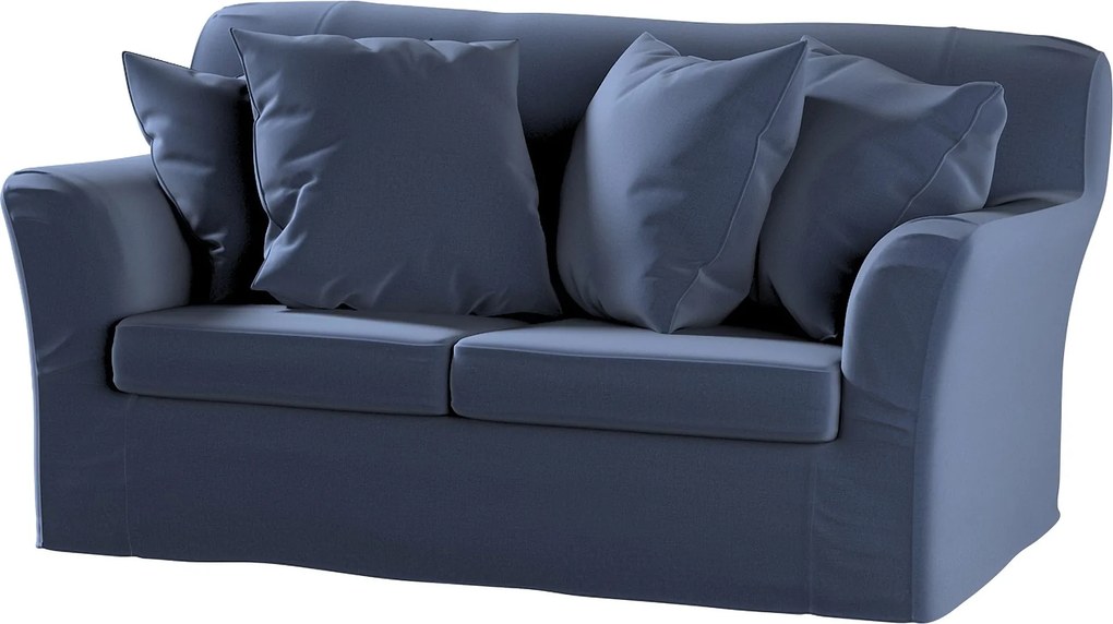 Potah na pohovku IKEA Tomelilla 2-místná nerozkládací barva tmavě modrá látka sametová