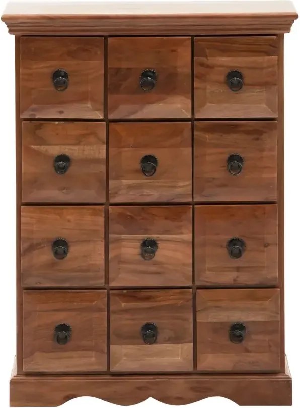 furniture-nabytek.cz - Komoda Meridan akácie 12 šuplíku