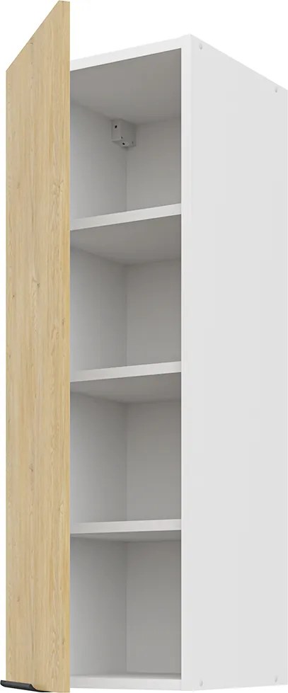 CREMONA bc | horní skříňka 30 G-90 1F policová | 30 cm | VYSOKÁ | bílá/cremona