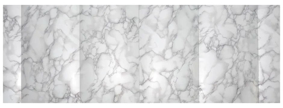 Samolepicí panely na zeď v sadě 6 ks 60x30 cm Carrara – SP TREND