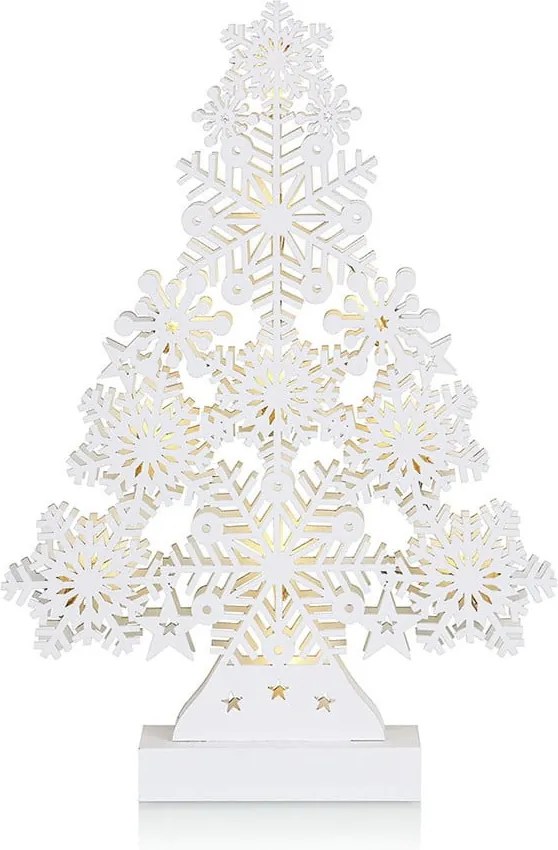 Bílá světelná LED dekorace Markslöjd Prince, výška 39 cm