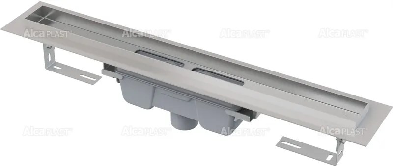 ALCAPLAST Professional podlahový žlab s okrajem pro plný rošt, svislý odtok APZ1006-850