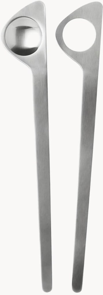 Sada salátových příborů z nerezové oceli Arne Jacobsen, 2 díly