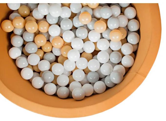 Suchý Bazének s míčky kulatý Boho 30x110 cm + 300 míčků - různé barvy