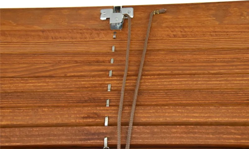Vingo Dřevěná roleta na pergolu - třešeň, 2. jakost Šířka rolety: 150 cm, Rozvin rolety: 250 cm