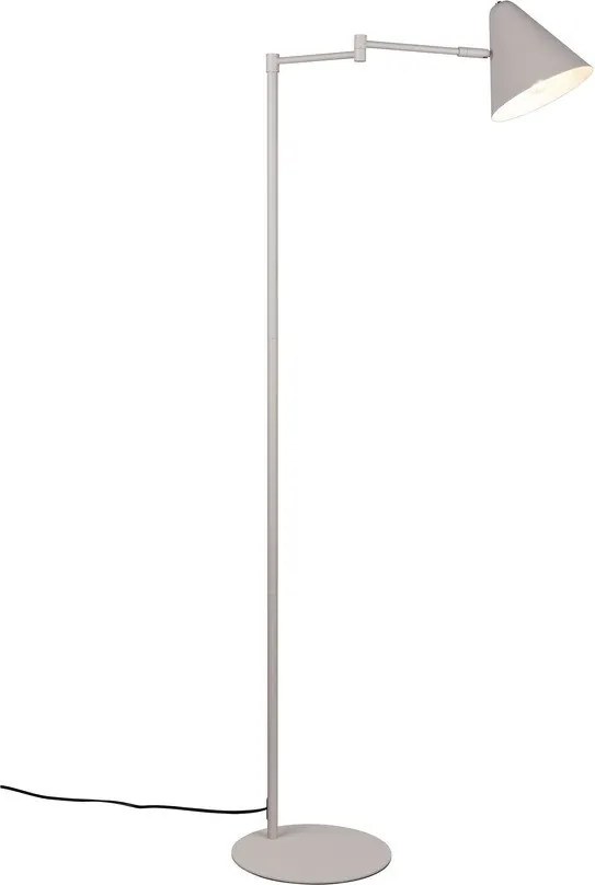 Slonovinová stojací lampa s ohybatelnou konstrukcí (výška 126,5 cm) Cosima – Trio