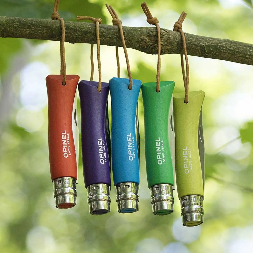 Opinel Colorama N°07 zavírací nůž 8 cm, zelená, 002210