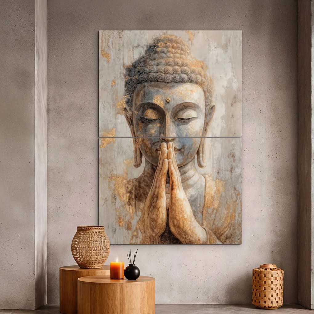 DUBLEZ | Dřevěný obraz - Buddha | UV tisk, Premium