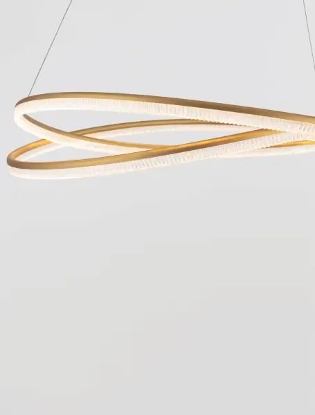 Designový lustr Ophelia zlatá