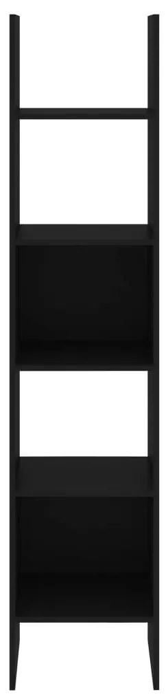 Knihovna Carda - dřevotříska - 40x35x180 cm | černá