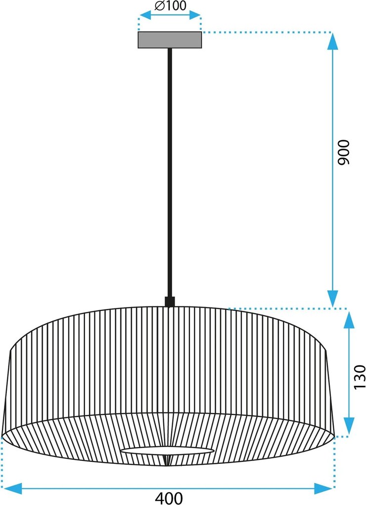 Toolight Toolight, stropní svítidlo 1xE27 APP1294-1PC, béžová, OSW-05050