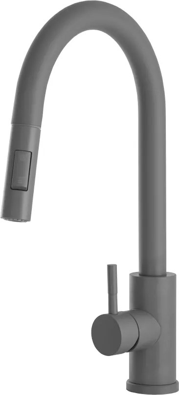 Gamma Taru Slim, vysoká dřezová baterie h-400, šedá, GMA-BTS-GPG