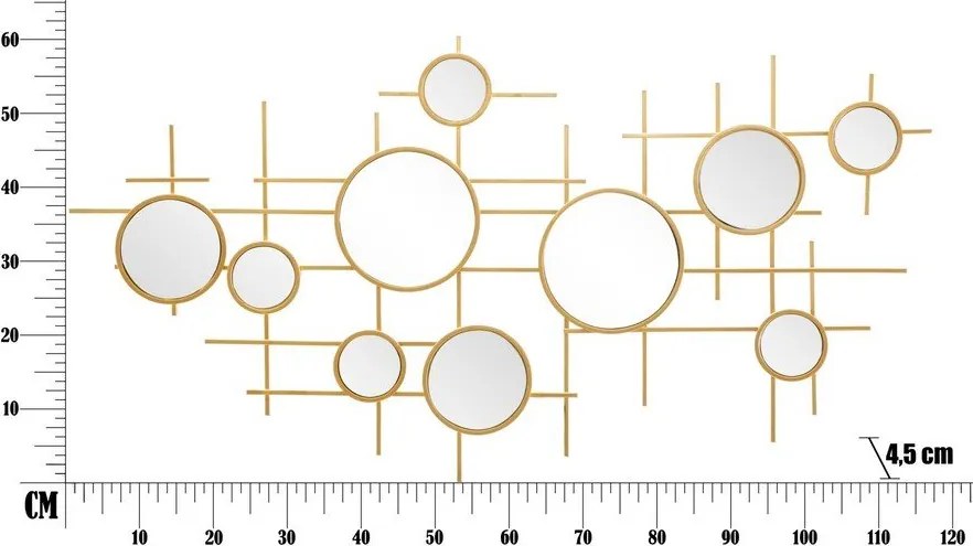 Nástěnné zrcadlo 117x61 cm Gloxy – Mauro Ferretti