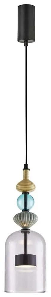 Milagro LED Lustr na lanku ARTE LED/12W/230V pr. 13 cm černá MI2310