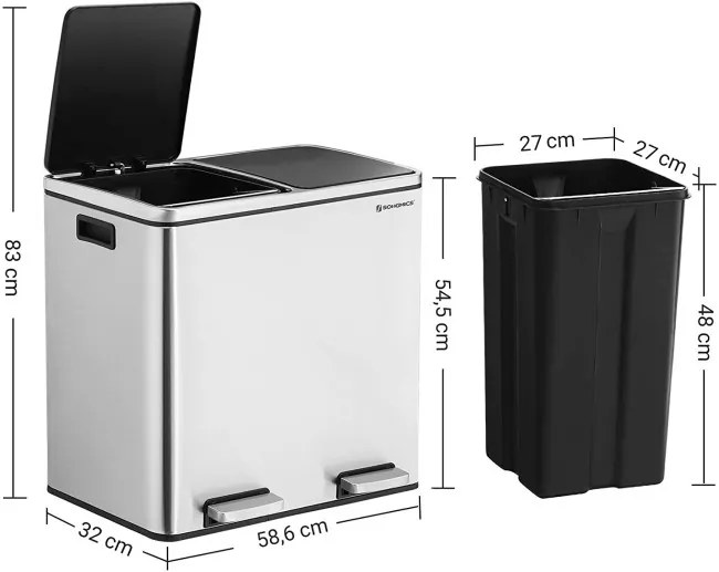 Recyklační odpadkový koš LTB48NL
