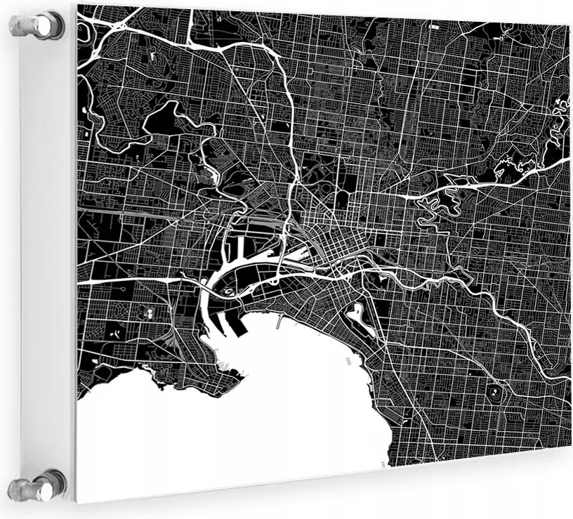 Magnetická Krytka Na Radiátor 60x60 Mapa Fototapeta