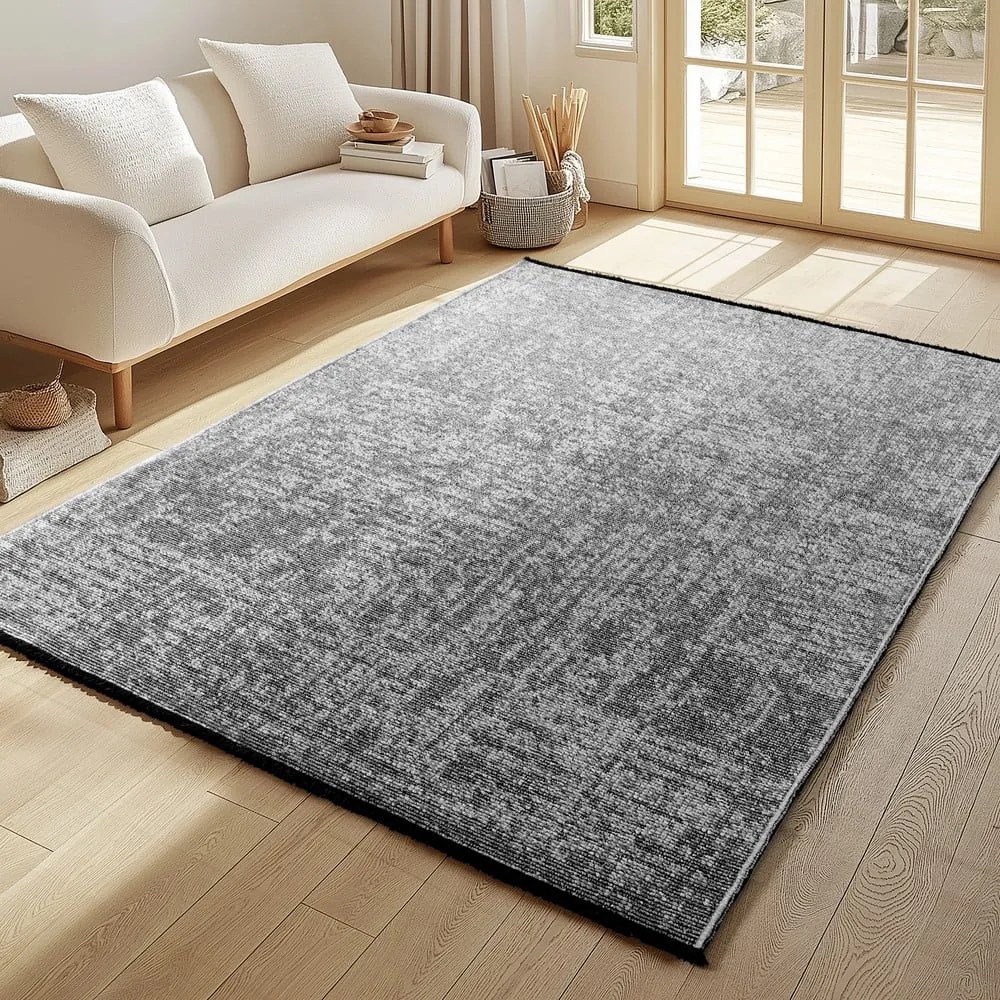Tmavě šedý pratelný koberec 140x200 cm Space 1900 – Ayyildiz Carpets