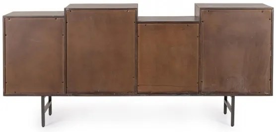 BIZZOTTO Příborník KIBIK 180 cm hnědý