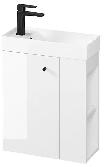 Cersanit Larga, umyvadlová skříňka 50cm, bílá, S932-110-DSM