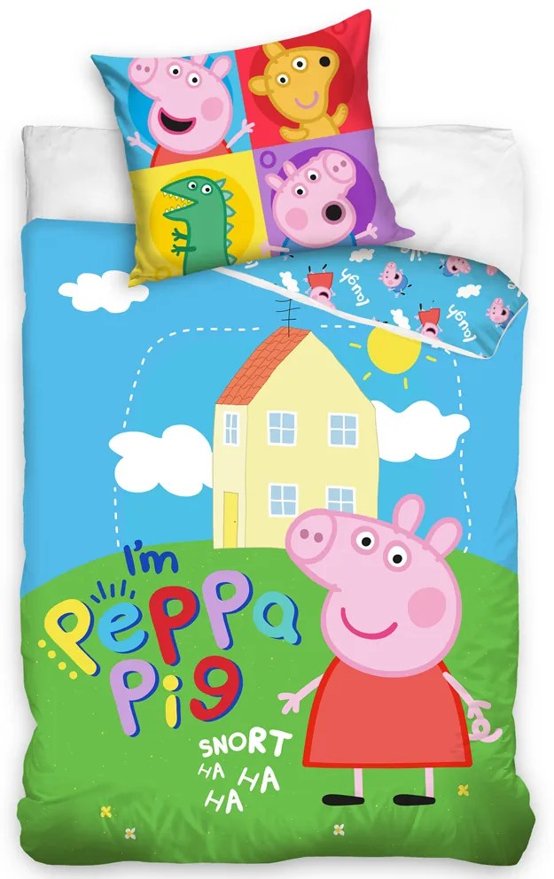 Dětské povlečení Prasátko Peppa Já jsem Pepina