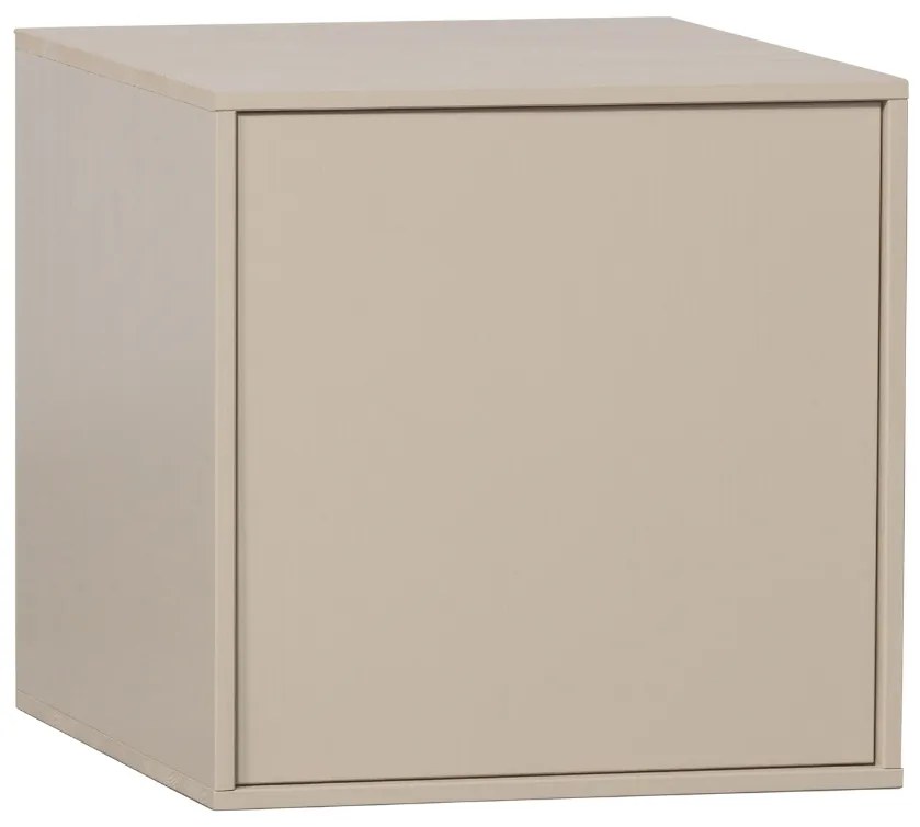OnaDnes -20% Hoorns Světle šedá borovicová skříňka Grau II. 50 x 58 cm