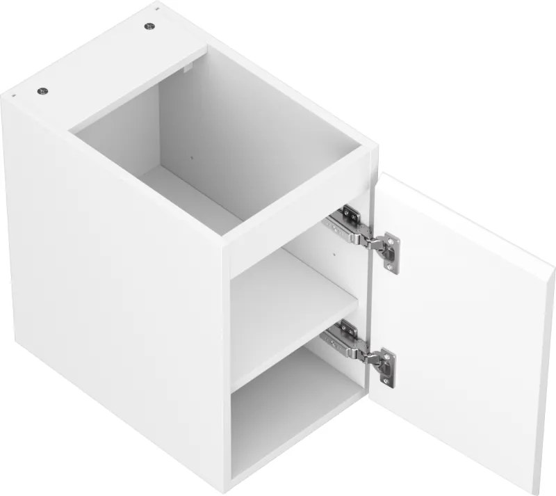 Mexen Orio, koupelnová skříňka 30 cm, 1 dvířka, bílá matná, 91A11-03047-1-BF01