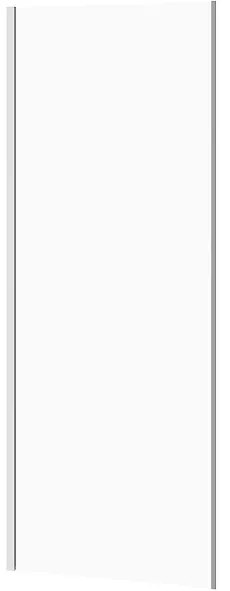 Cersanit Crea, skleněná sprchová stěna k posuvným spchovým dveřím 80x200 cm, 8mm čiré sklo, chromový profil, S900-2613