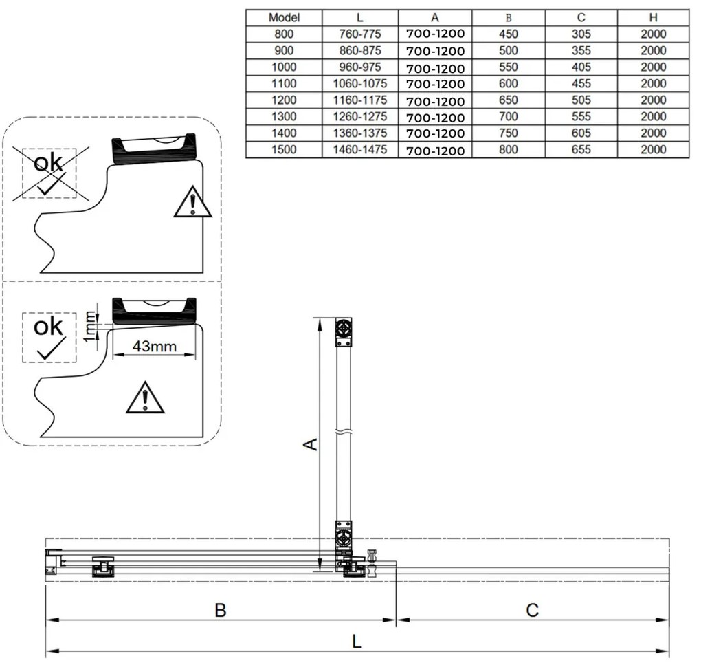 BPS-koupelny Posuvná bezrámová sprchová zástěna HYD-ATA 130 chrom/transparent - bez vaničky