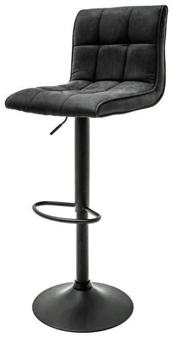 Designová barová židle Modern vintage šedá