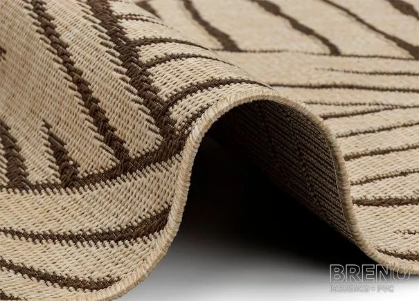 Breno Kusový koberec PLUTUS 1009 - 0232, 60x110 cm, Vícebarevné/Béžová