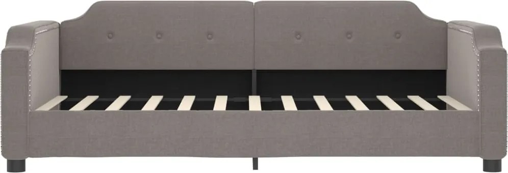 Válenda s přistýlkou taupe 80 x 200 cm textil 3197632