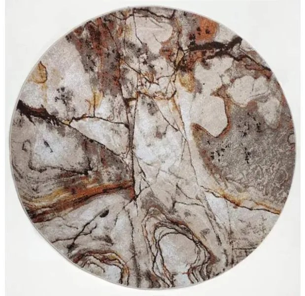 Kusový koberec Achat 013-34 160cm kruh béžový