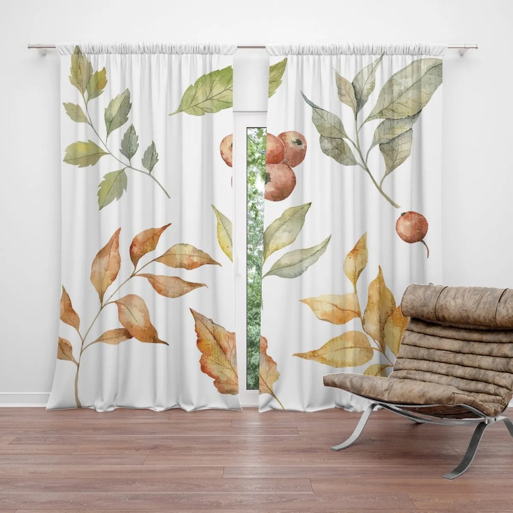 Sablio Závěs Barvy podzimu: 2ks 140x250cm