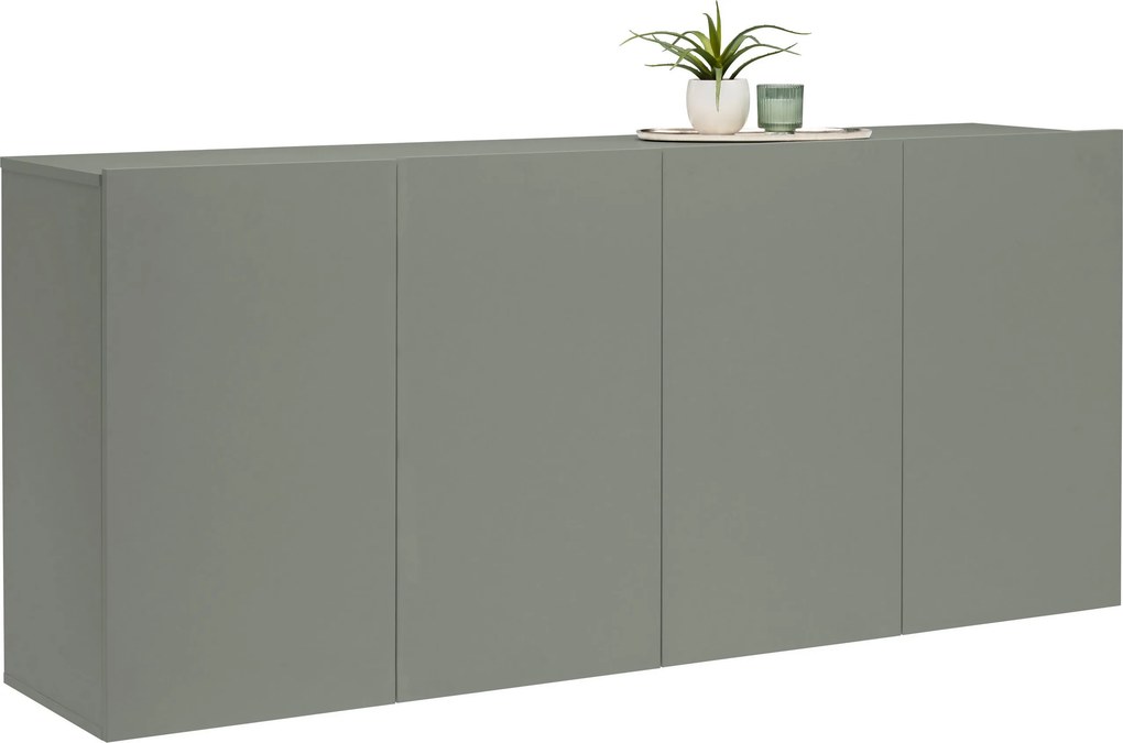 XXXLutz ŠIROKÁ KOMODA, zelená, 180/80/42 cm Hom`in - Online Only komody - 000003009073
