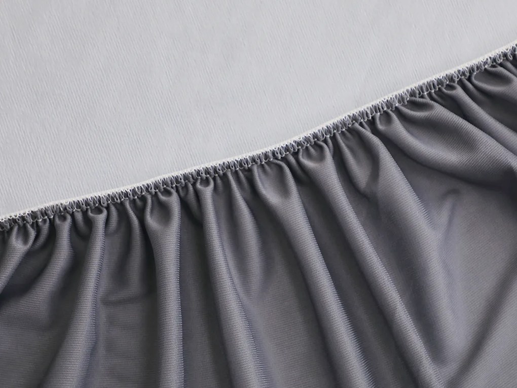 XPOSE® Froté chránič matrace Exclusive - šedý 90x200 cm