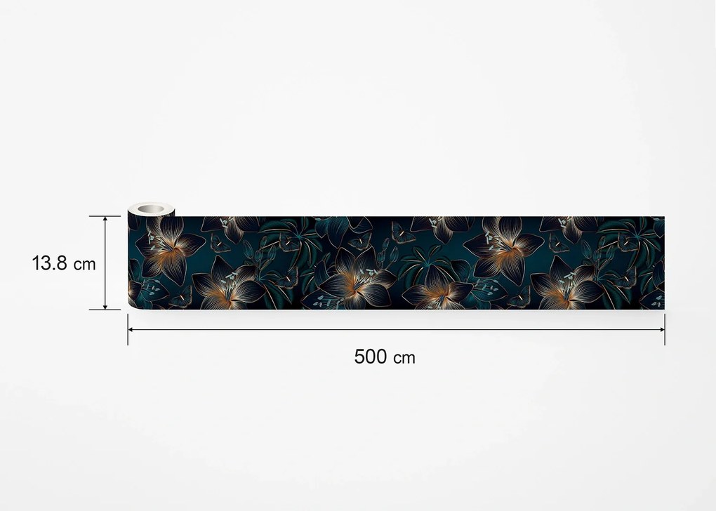 Samolepící bordura na zeď Tajemné Háje | 5 m x 13.8 cm | DWB8401