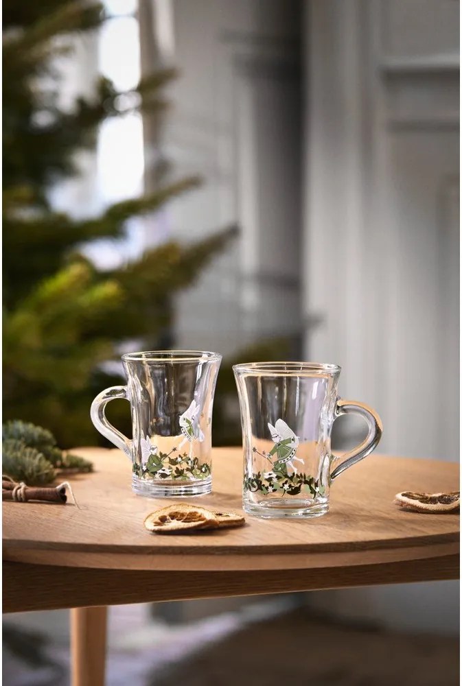 Skleněné hrnky v sadě 2 ks s vánočním motivem 230 ml Christmas – Holmegaard