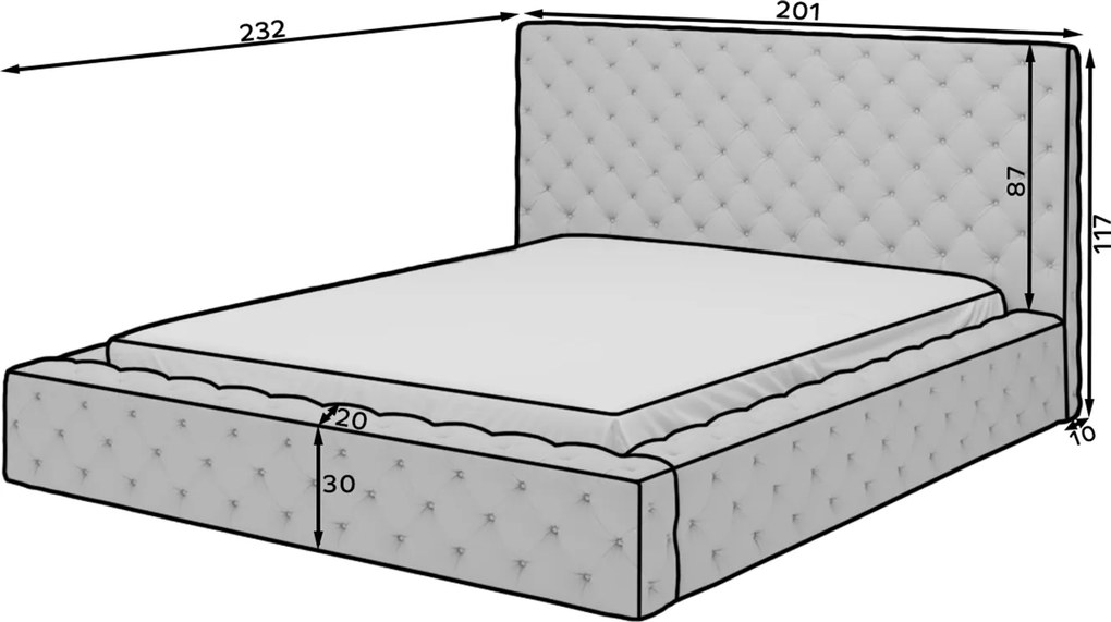 Postel Princce 160x200