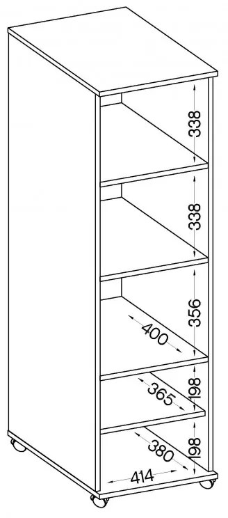 Falco Kontejner Matylda 220 dub artisan