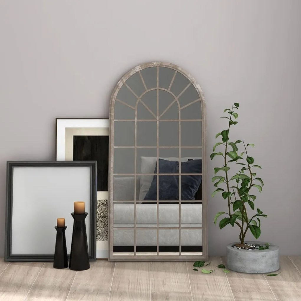 vidaXL Zrcadlo černé 70 x 30 cm železo do interiéru