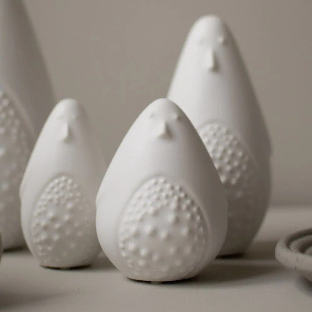 Keramická dekorace Chunky Penguin White DBKD