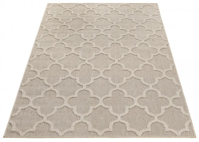 Ayyildiz, Kusový koberec Patara 4951 Beige – na ven i na doma, 120x170, béžová, chodba / předsíň